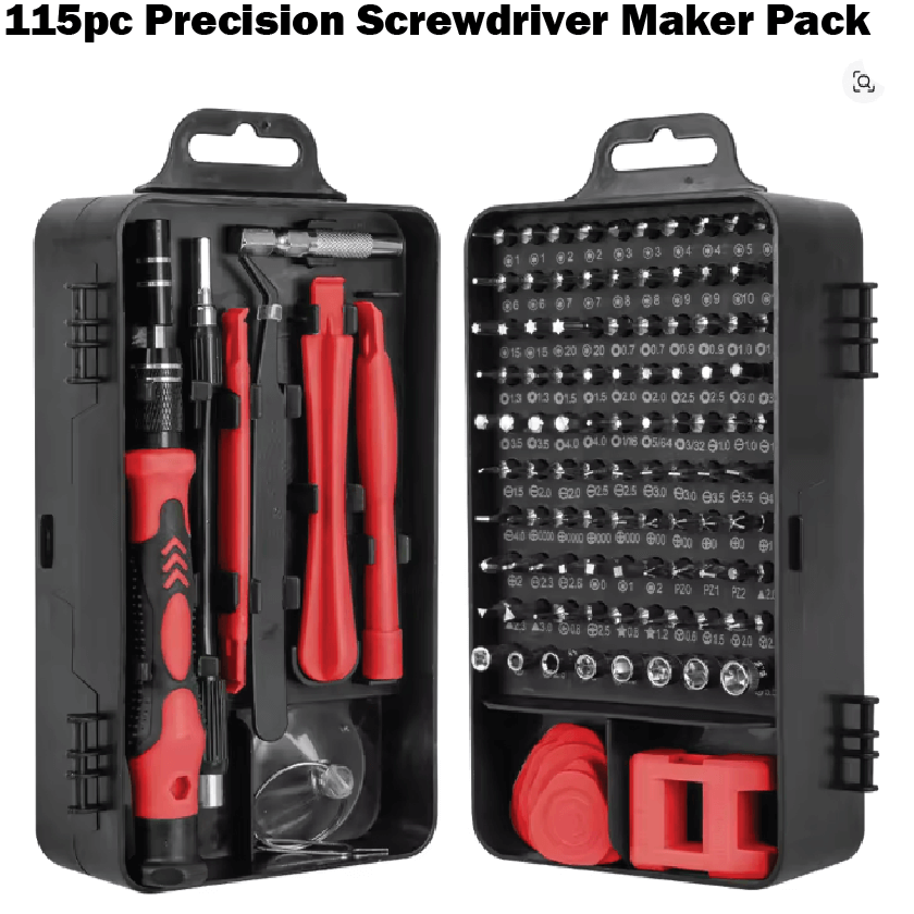 115pc Precision Screwdriver Set