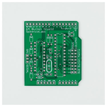 64 Button Shield for Arduino (Assembled)