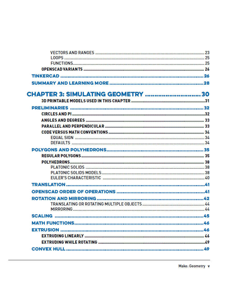 Make: Geometry - 3D Printing, Coding, and Exploring - Print